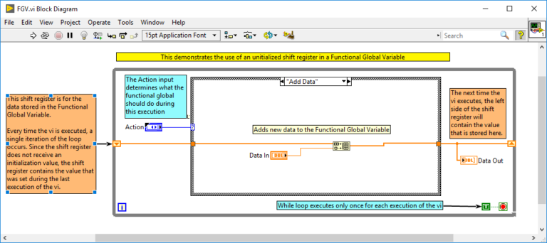 Shift Registers in LabVIEW - Viewpoint Systems